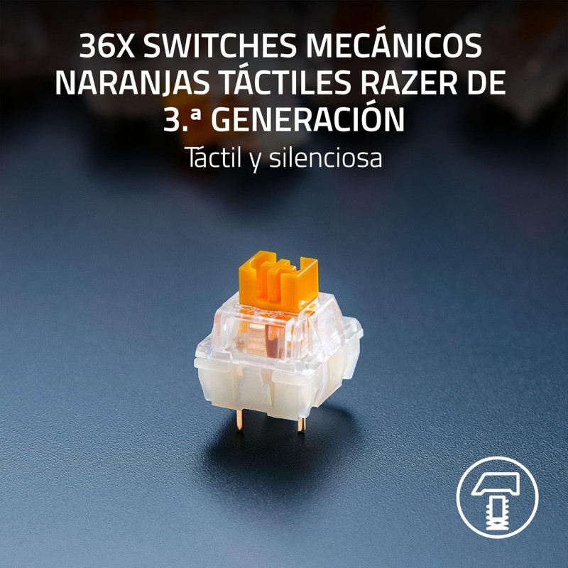 Switches Mecanicos Razer – Naranja táctiles Gen-3 - Pack 36 Unidades